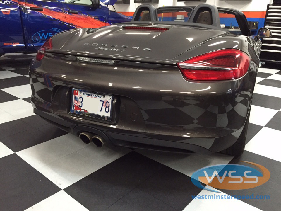 Porsche Boxster S Backup Camera and Radar Detector