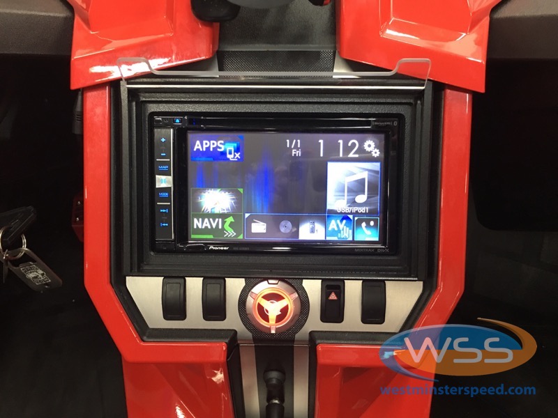 For 1000 Polaris Slingshot Complete 5 Speaker Stereo System By SSV ...