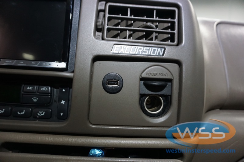 Ford Excursion Radio Upgrade with CarPlay for Westminster Client