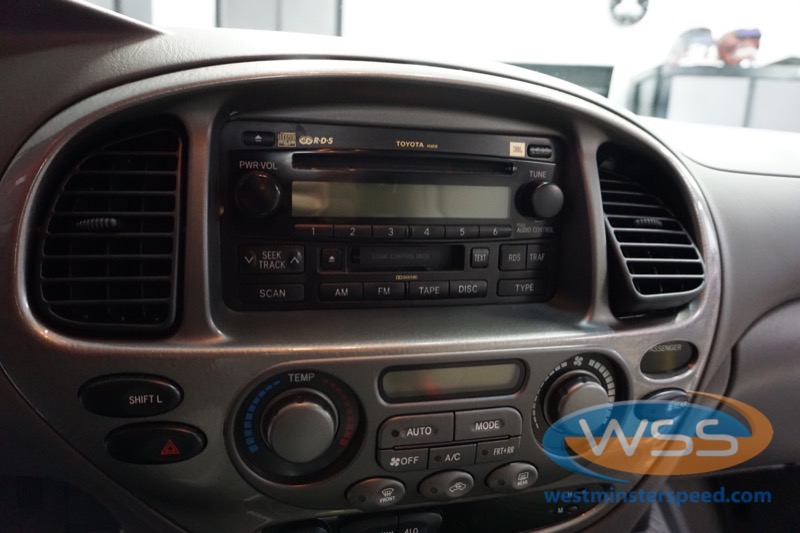 Toyota Sequoia Radio Upgrade for Local Westminster Client