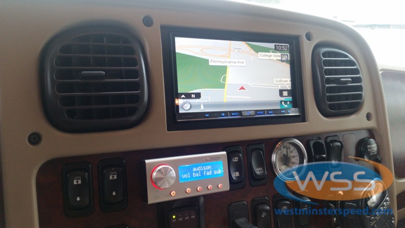 Repeat Westminster Client Gets Freightliner M2 Tow Vehicle Audio System