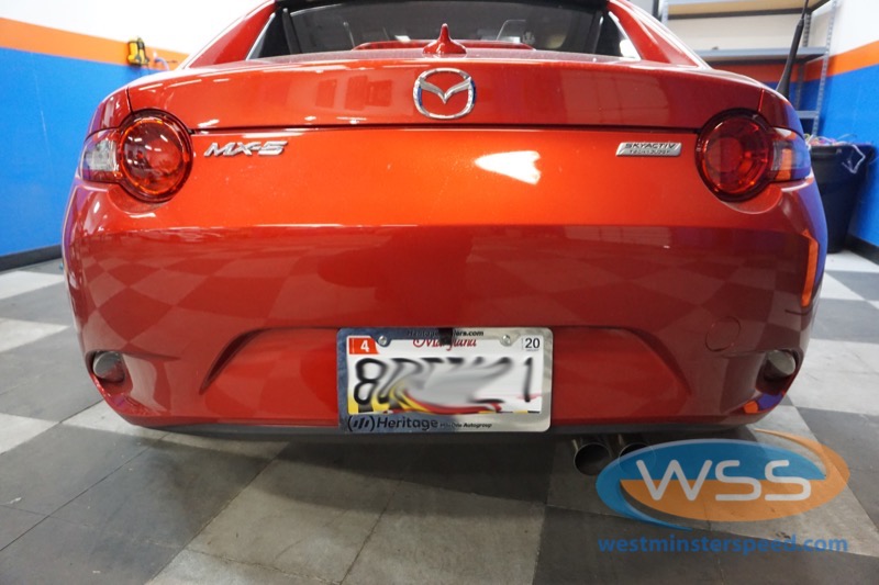 Edgewood Client Adds Mazda Miata Rear Vision Camera