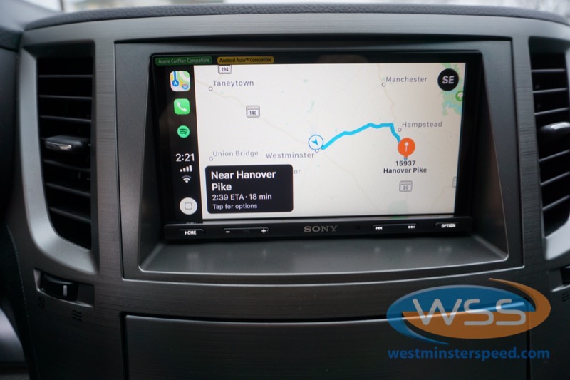 Reisterstown Client Gets Sony Upgrade In 2011 Subaru Outback