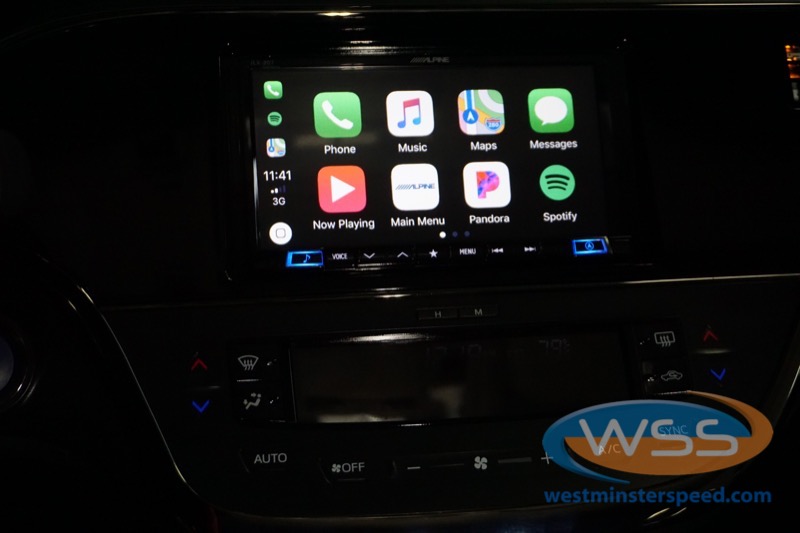 Client Adds Alpine CarPlay And Android Auto To 2018 Toyota Avalon