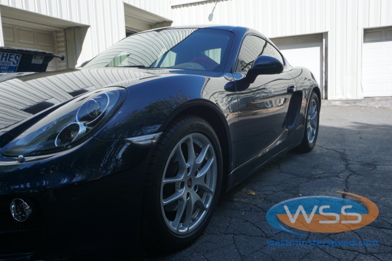 Dark Matter Window Tint Upgrade Applied to a 2014 Porsche Cayman