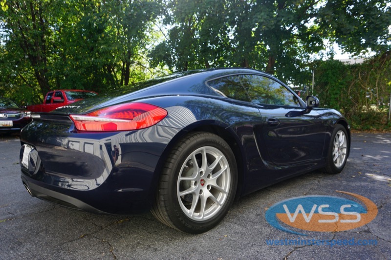 Dark Matter Window Tint Upgrade Applied to a 2014 Porsche Cayman